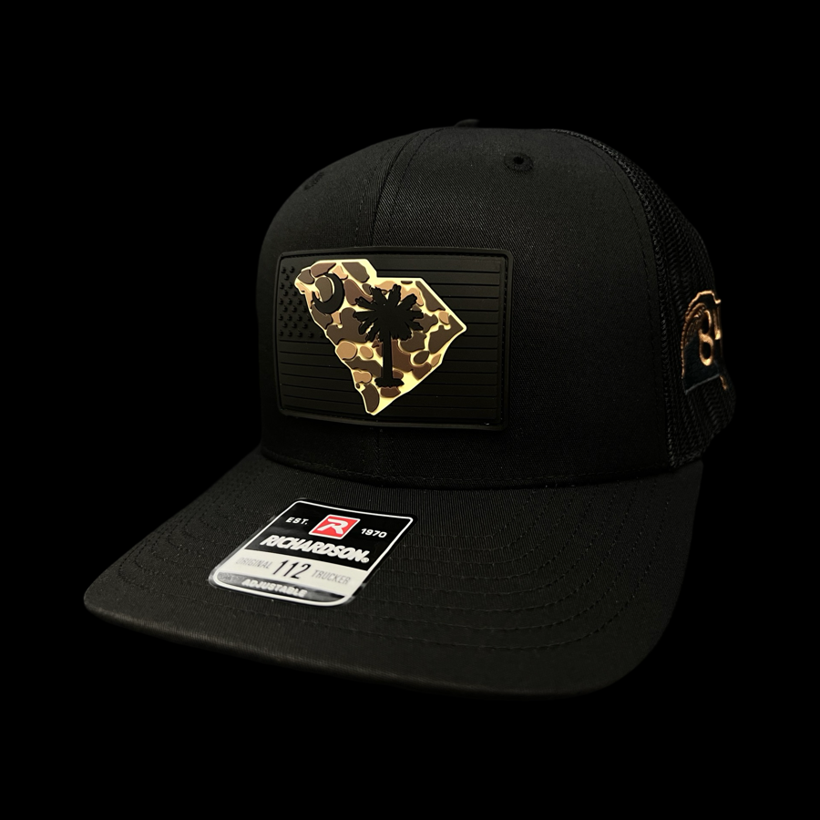 Richardson 843 Black Duck Camo Performance PVC Trucker Hat – Hometown ...