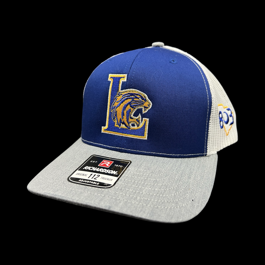 Lexington Wildcats 803 Heather Royal White Special Edition Trucker Hat ...