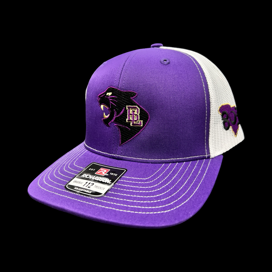 Batesburg-Leesville Panthers 803 Special Edition Purple White Trucker ...