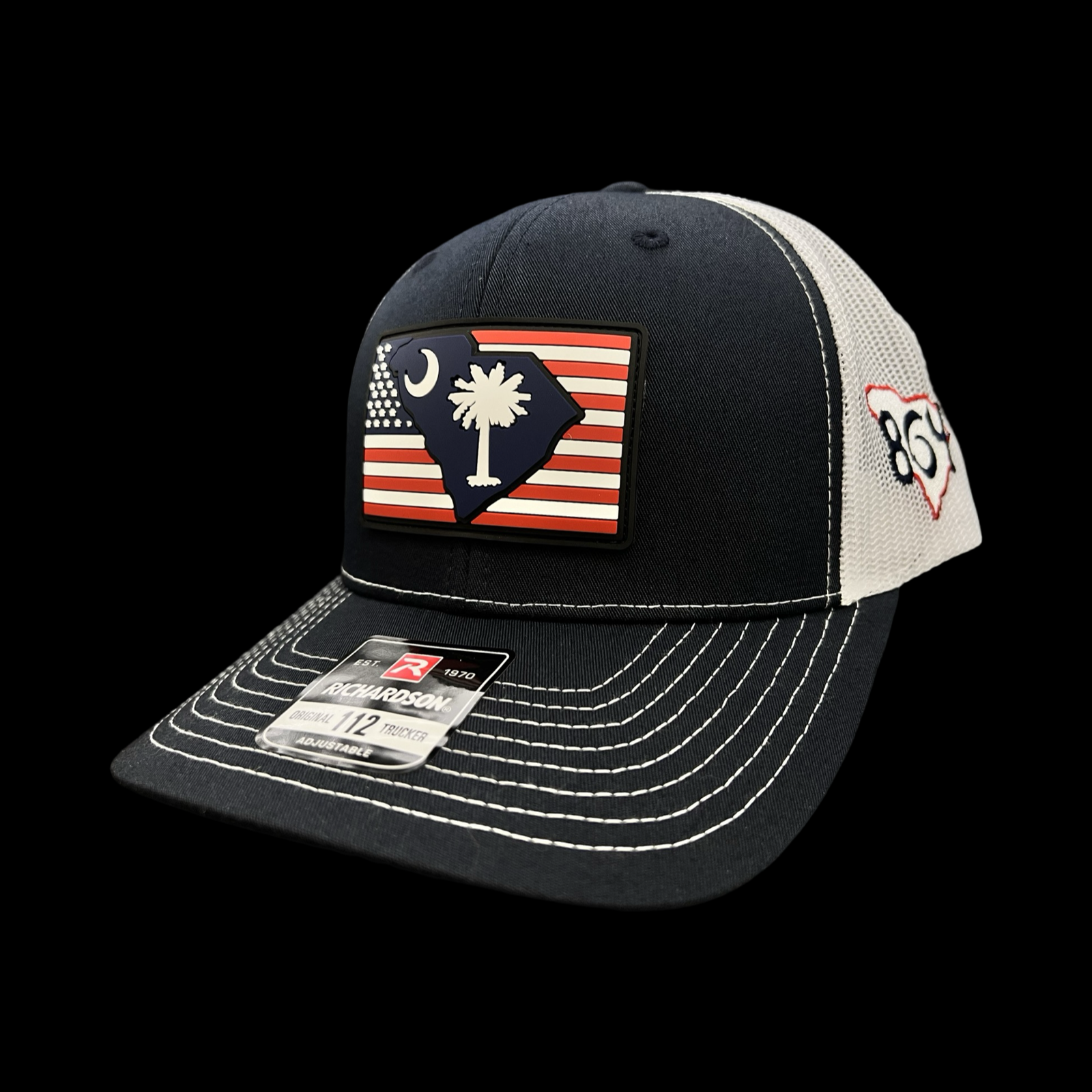 Richardson Navy White Aluminum Old Glory RWB South Carolina PVC ...