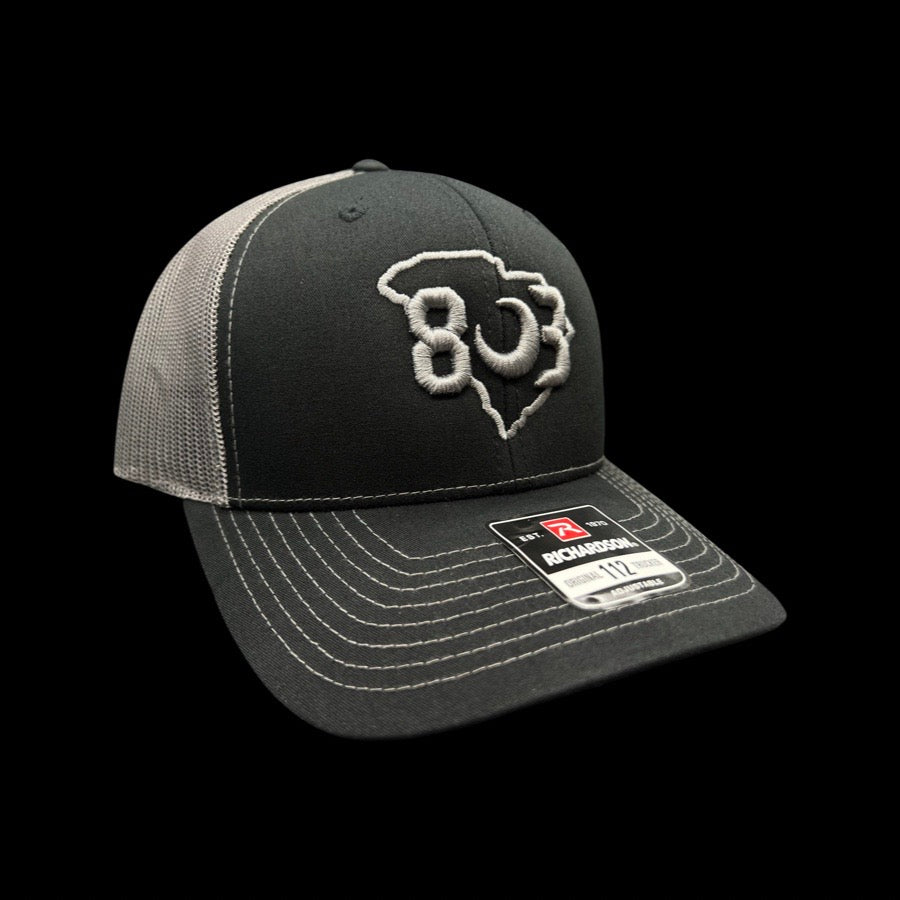 803 Richardson Black Steel Trucker Hat – Hometown Colors