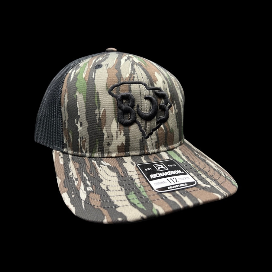803 Richardson Realtree Original Black Trucker Hat – Hometown Colors